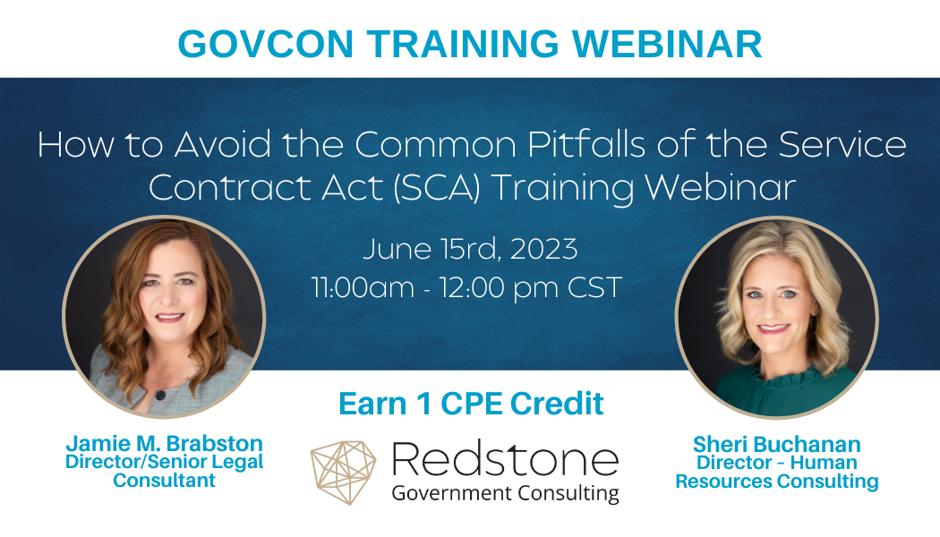 How to Avoid the Common Pitfalls of the Service Contract Act (SCA) Webinar